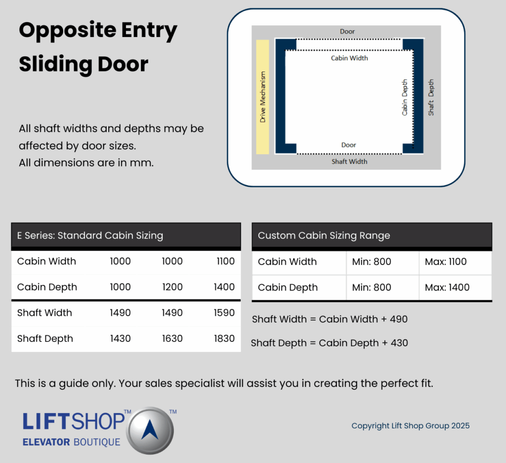 Luxury Home Lift - The E+ Series | Lift Shop Australia